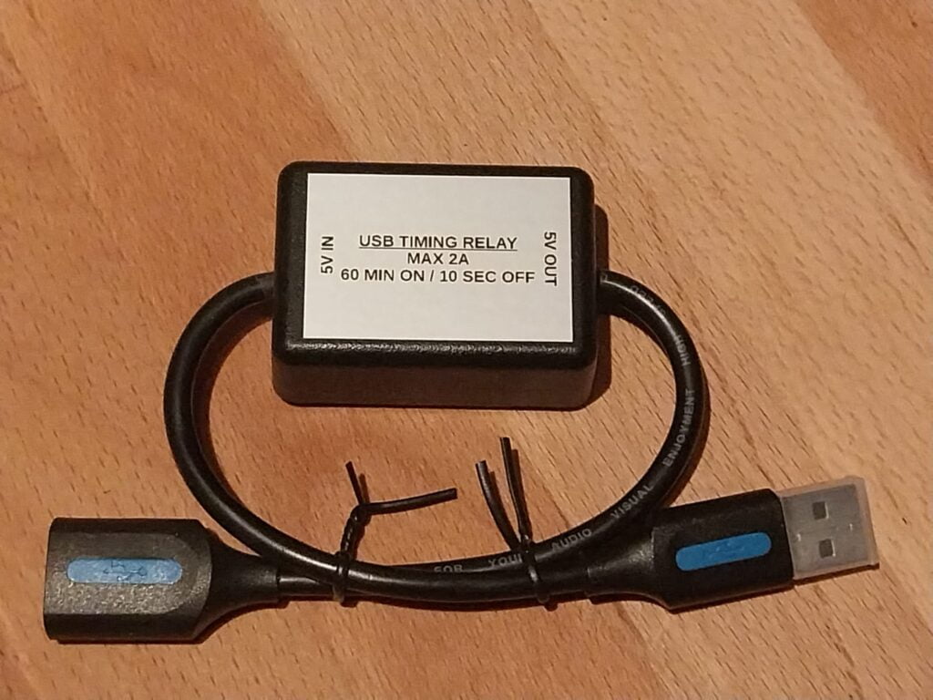 USB-ajastinrele timing relay 5V 2A - Akkula.fi
